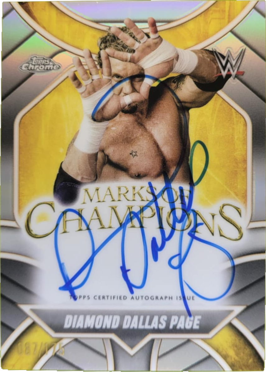 Diamond Dallas Page 2025 Topps Chrome WWE #MOC-DD Marks of Champions ...