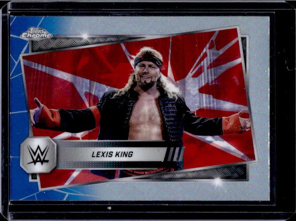 Lexis King 2025 Topps Chrome WWE #149 Red & Blue Refractor Price Guide ...