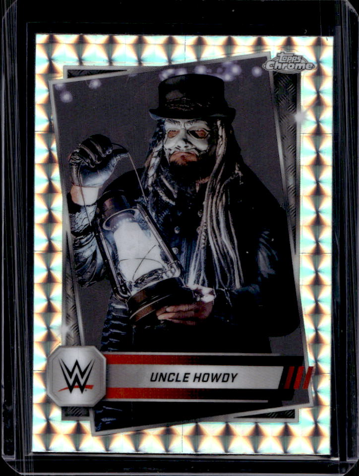 Uncle Howdy 2025 Topps Chrome WWE #92 Geometric Refractor Price Guide ...