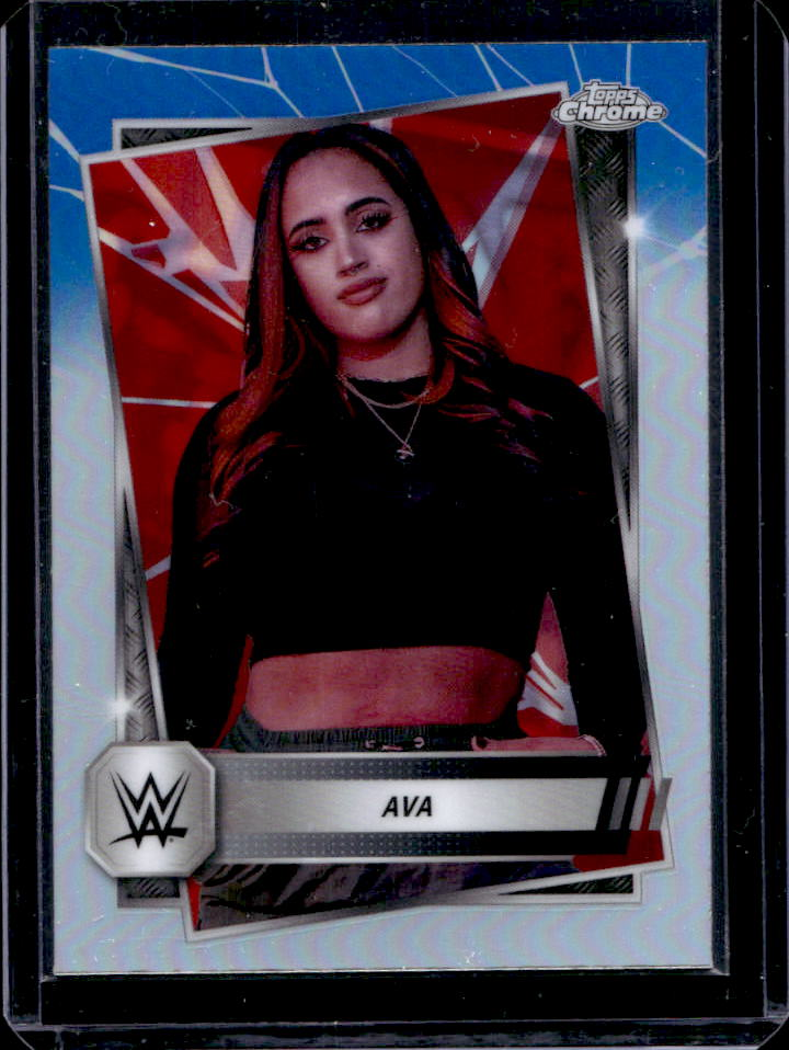 Ava 2025 Topps Chrome WWE #84 Red & Blue Refractor Price Guide - Sports ...