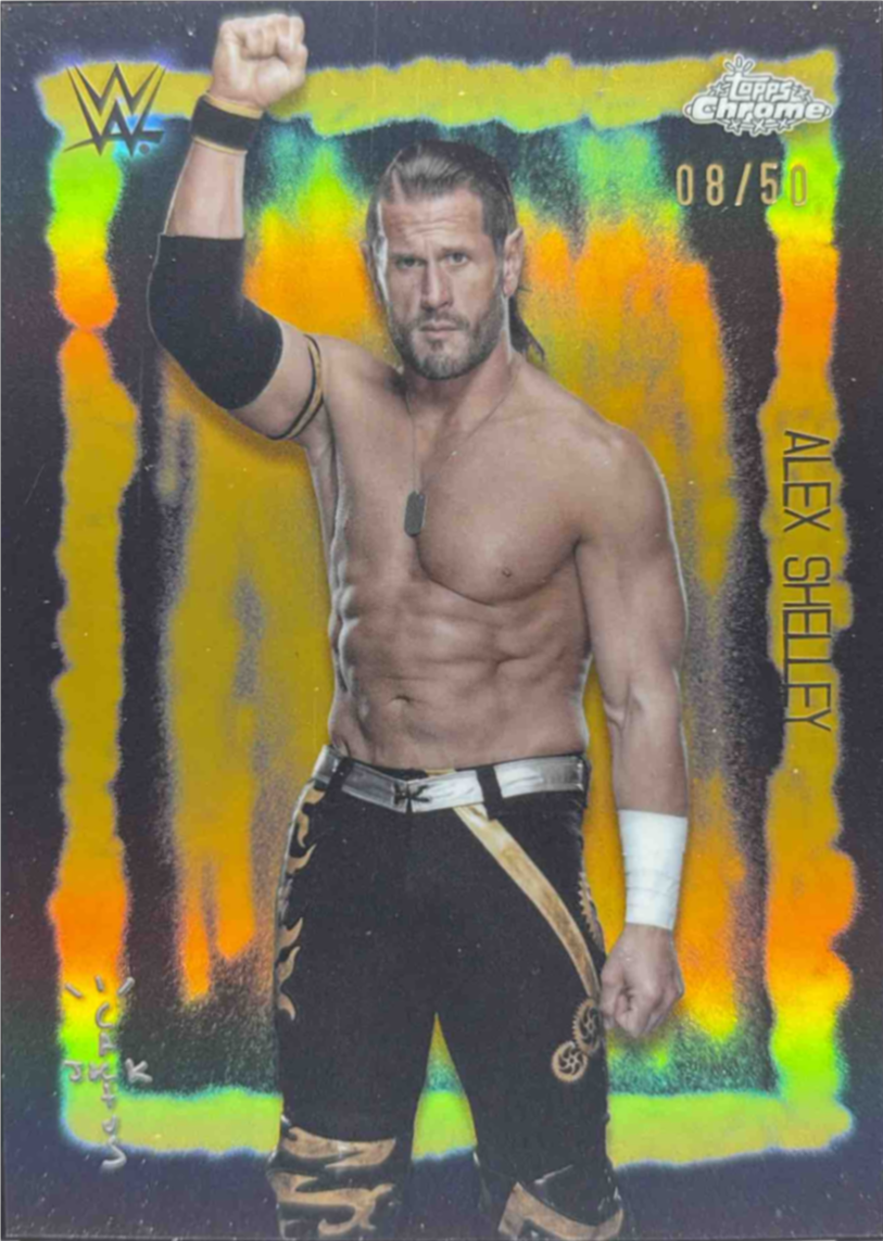 Alex Shelley 2025 Topps Chrome WWE x Cactus Jack #FVF-37 Festival Fury ...
