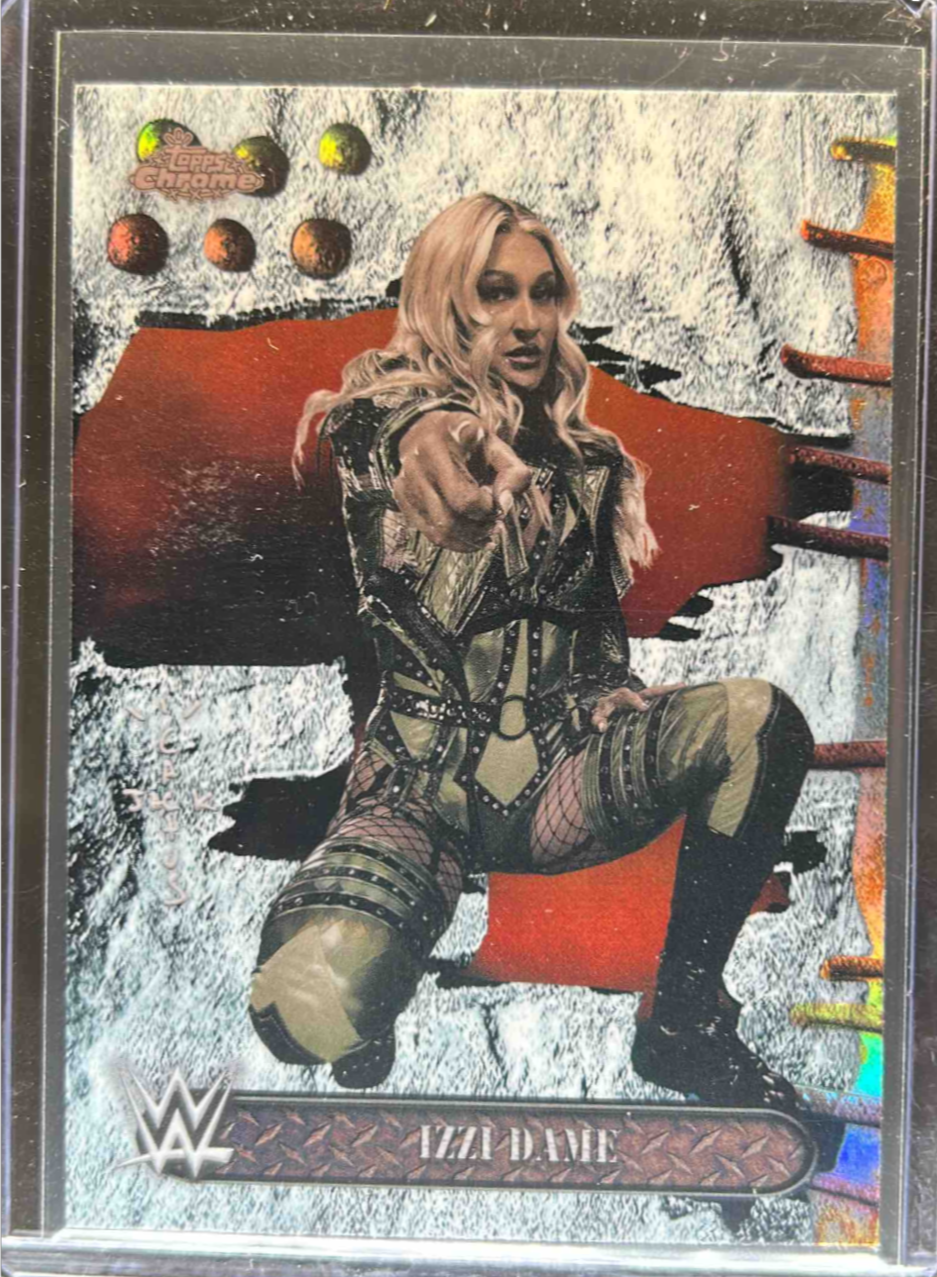 Izzi Dame 2025 Topps Chrome WWE x Cactus Jack #82 Base Price Guide ...
