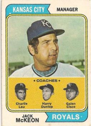 Galen Cisco / Charlie Lau / Jack McKeon Baseball Cards Price Guide ...