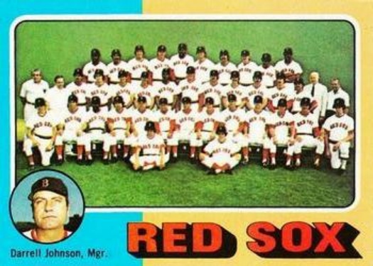 Boston Red Sox 1975 Topps #172 Team Checklists (Gray Backs) Price Guide ...