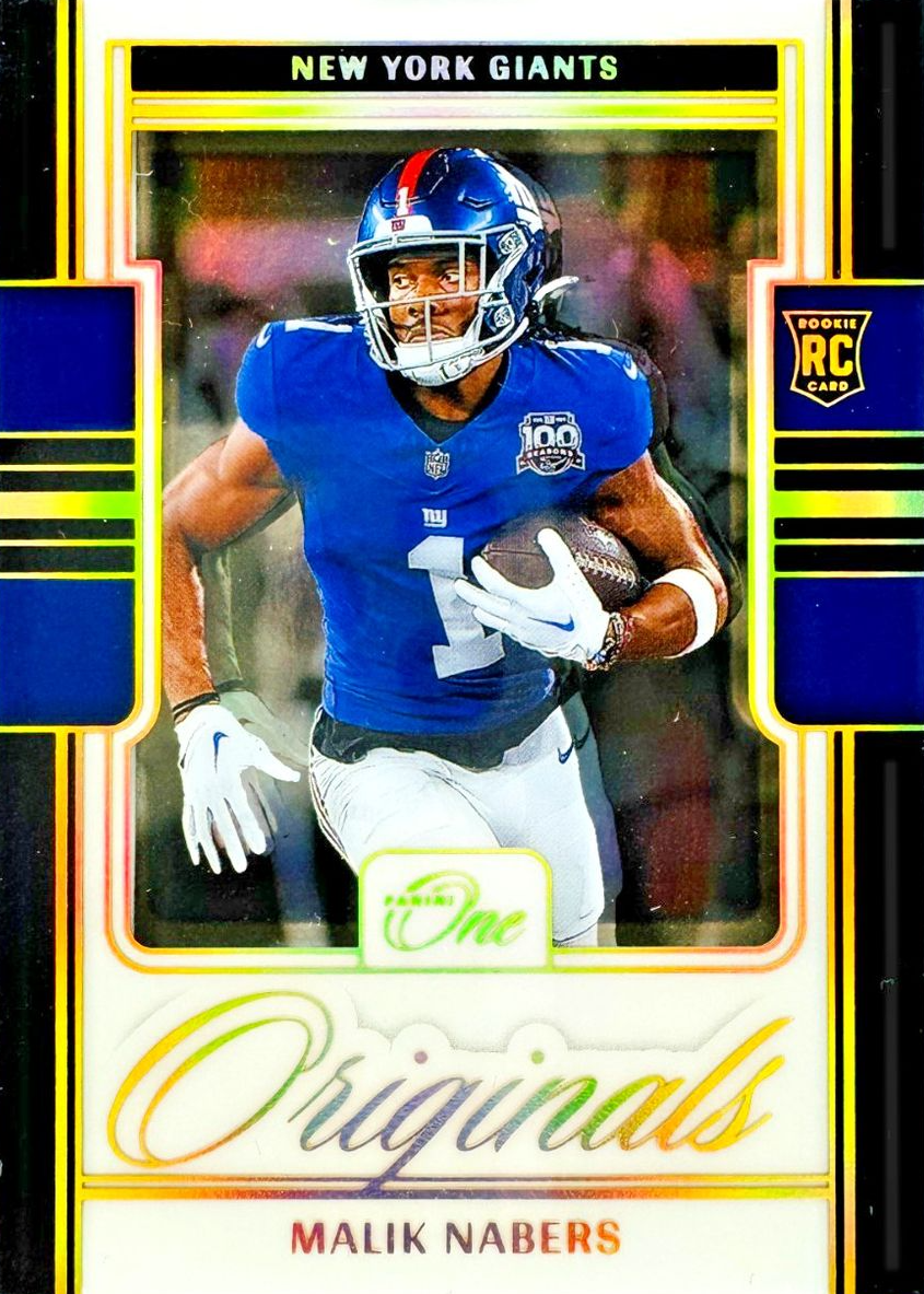 Malik Nabers 2024 One #OO-MNS One Originals - Gold /10 Price Guide ...