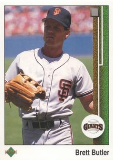 Brett Butler 1989 Upper Deck Blank Back Show Samples Price Guide ...