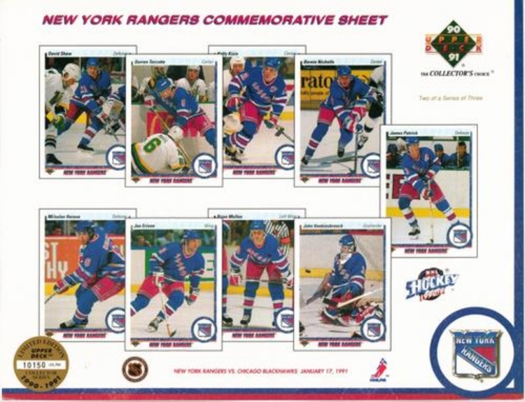 Bernie Nicholls / Brian Mullen / Darren Turcotte / David Shaw / James ...