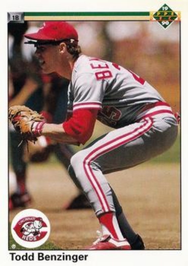 Todd Benzinger 1990 Upper Deck #186b Base Price Guide - Sports Card ...