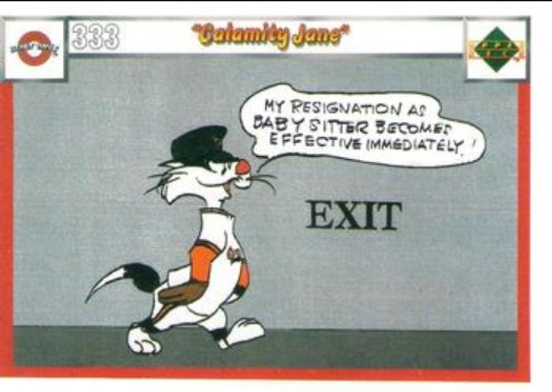 Calamity Jane / Rabbit Season 1990 Upper Deck Comic Ball #333-/-336 ...