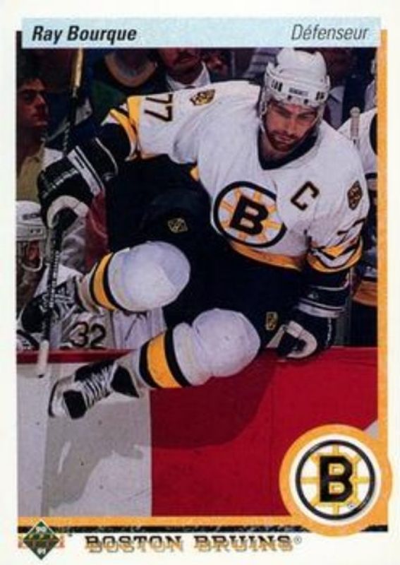 Ray Bourque 1990 Upper Deck French #64b Base Price Guide - Sports Card ...