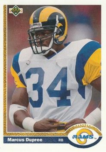 Marcus Dupree 1991 Upper Deck #499 Base Price Guide - Sports Card Investor