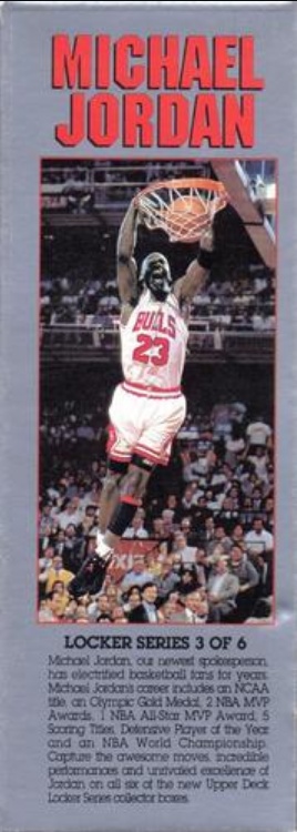 Michael Jordan 1991 Upper Deck #3 Locker Series Boxes: Michael Jordan ...
