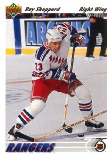 Ray Sheppard 1991 Upper Deck #390 Base Price Guide - Sports Card Investor