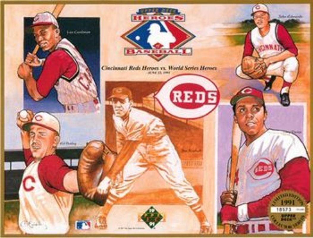 Ed Bailey / Joe Nuxhall / John Edwards / Leo Cardenas 1991 Upper Deck ...