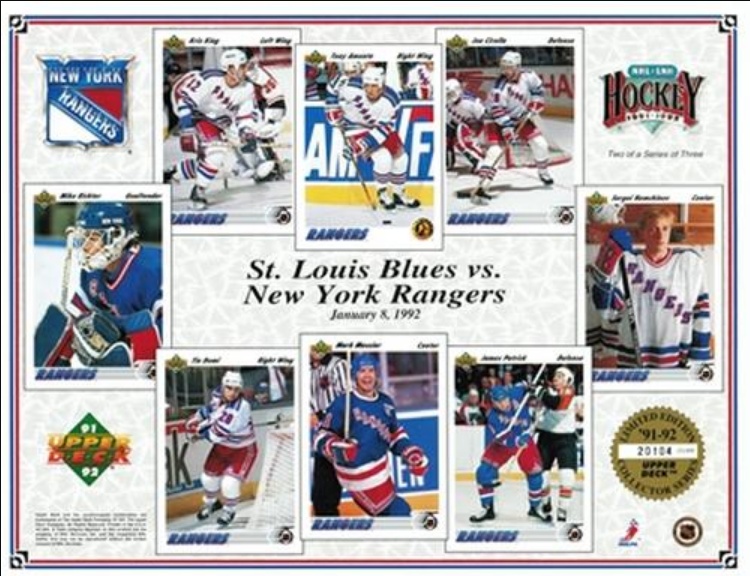 James Patrick / Joe Cirella / Kris King / Mark Messier / Mike Richter ...