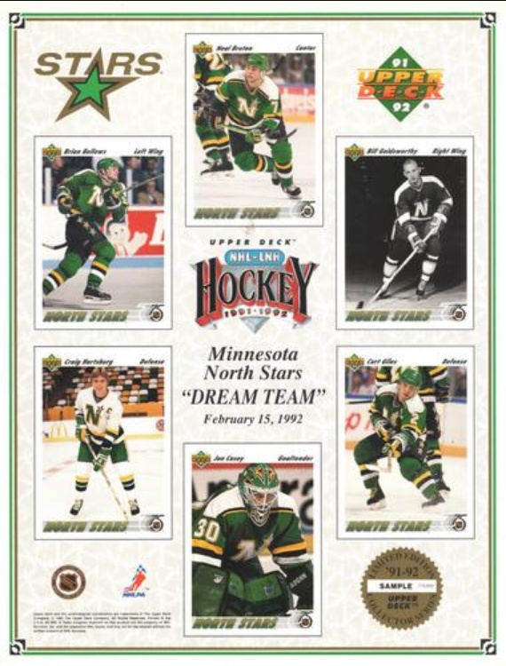 Bill Goldsworthy / Brian Bellows / Curt Giles / Jon Casey / Neal Broten ...