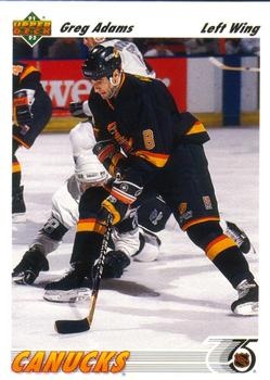 Greg Adams 1991 Upper Deck #426 Base Price Guide - Sports Card Investor