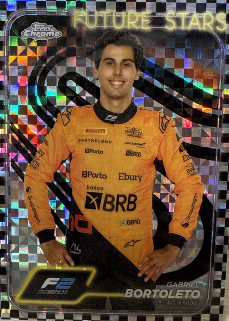 Gabriel Bortoleto 2024 Topps Chrome Formula 1 #28 Checker Flag ...