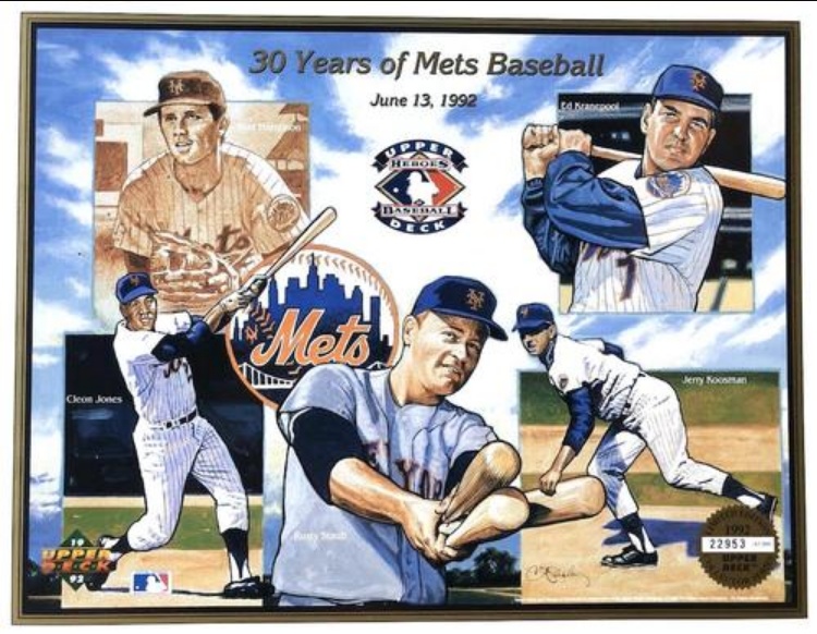Bud Harrelson / Cleon Jones / Ed Kranepool / Jerry Koosman Baseball ...