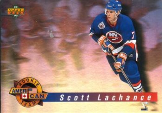 Scott Lachance 1992 Upper Deck #AC4 Ameri Can Rookie Team Holograms ...