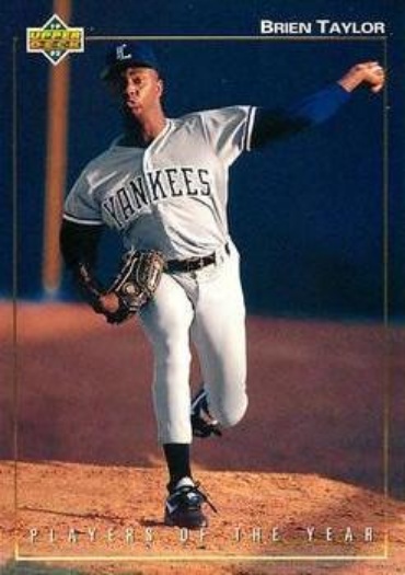 Brien Taylor 1992 Upper Deck Minor League #PY26 Player of the Year ...