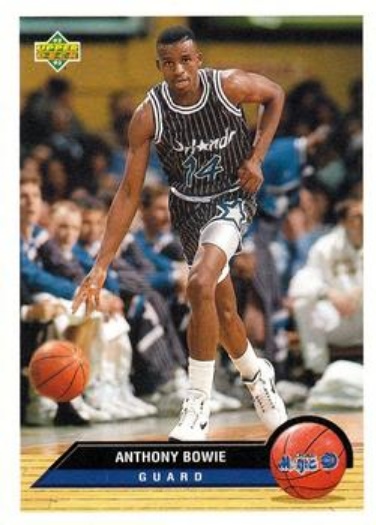 Anthony Bowie 1992 Upper Deck McDonald's #OR2 Orlando Magic Price Guide ...