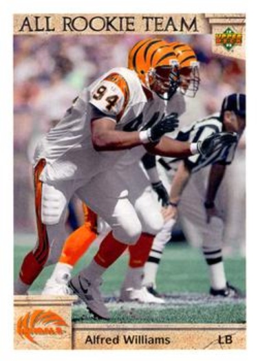 Alfred Williams 1992 Upper Deck #46 Base Price Guide - Sports Card Investor