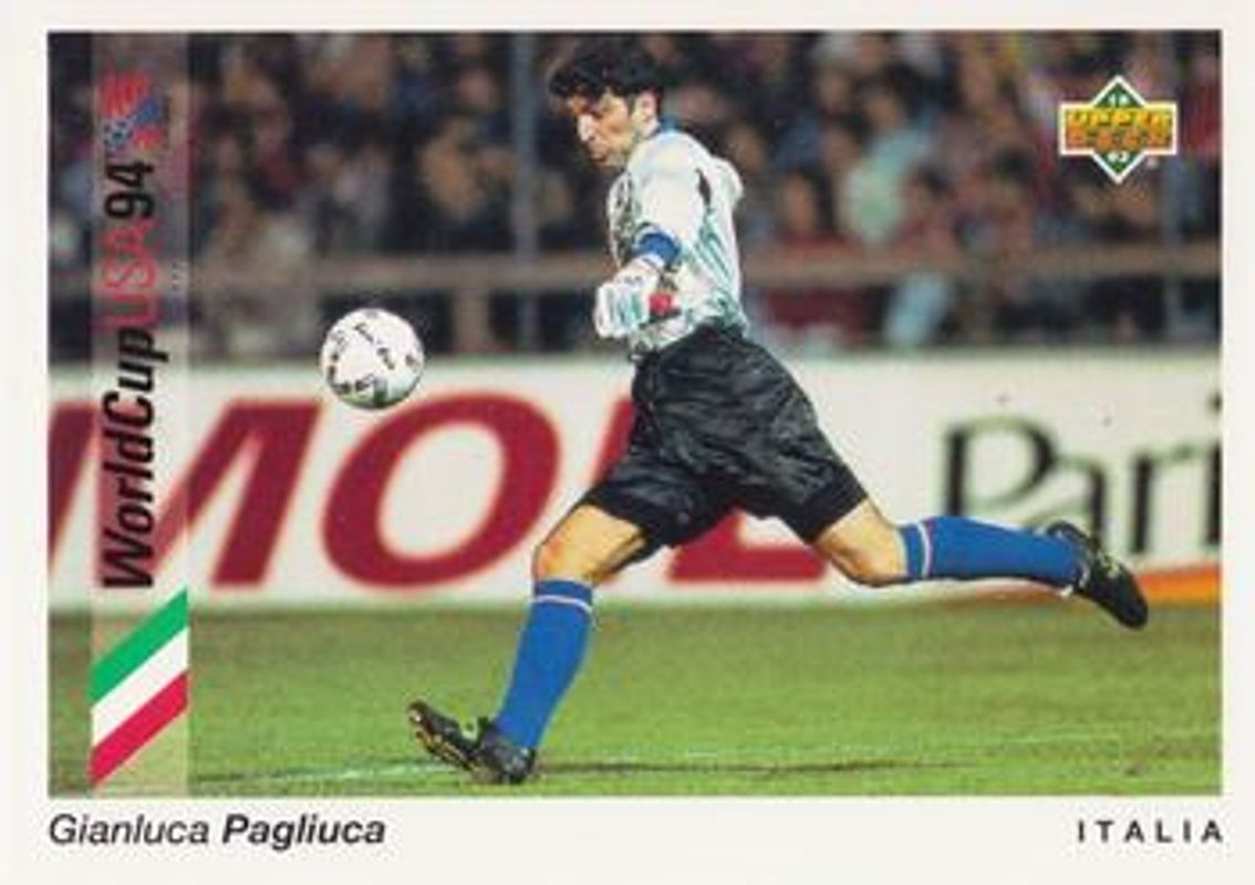 Gianluca Pagliuca 1993 Upper Deck World Cup Preview (English/Spanish) #86 Base Price Guide ...