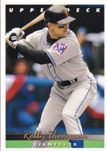 Robby Thompson 1993 Upper Deck #126 Gold Hologram Price Guide - Sports ...