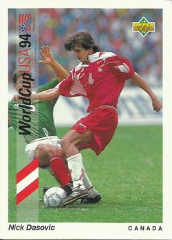 Nick Dasovic 1993 Upper Deck World Cup Preview (English/Spanish) #58b ...