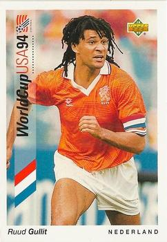 Ruud Gullit 1993 Upper Deck World Cup Preview (English/German) #76 Base ...