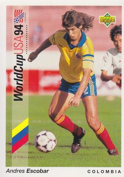 Andres Escobar 1993 Upper Deck World Cup Preview (English/German) #61 ...
