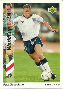 Paul Gascoigne 1993 Upper Deck World Cup Preview (English/Spanish) #WC ...