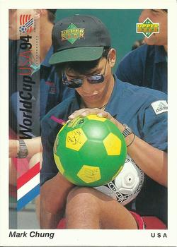 Mark Chung 1993 Upper Deck World Cup Preview (English/Spanish) #25 Base ...