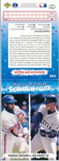 Ken Griffey Jr. / Marquis Grissom 1993 Upper Deck Fun Pack #AS8 All ...