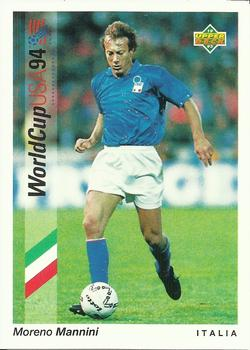 Moreno Mannini 1993 Upper Deck World Cup Preview (Spanish/Italian) #177 ...