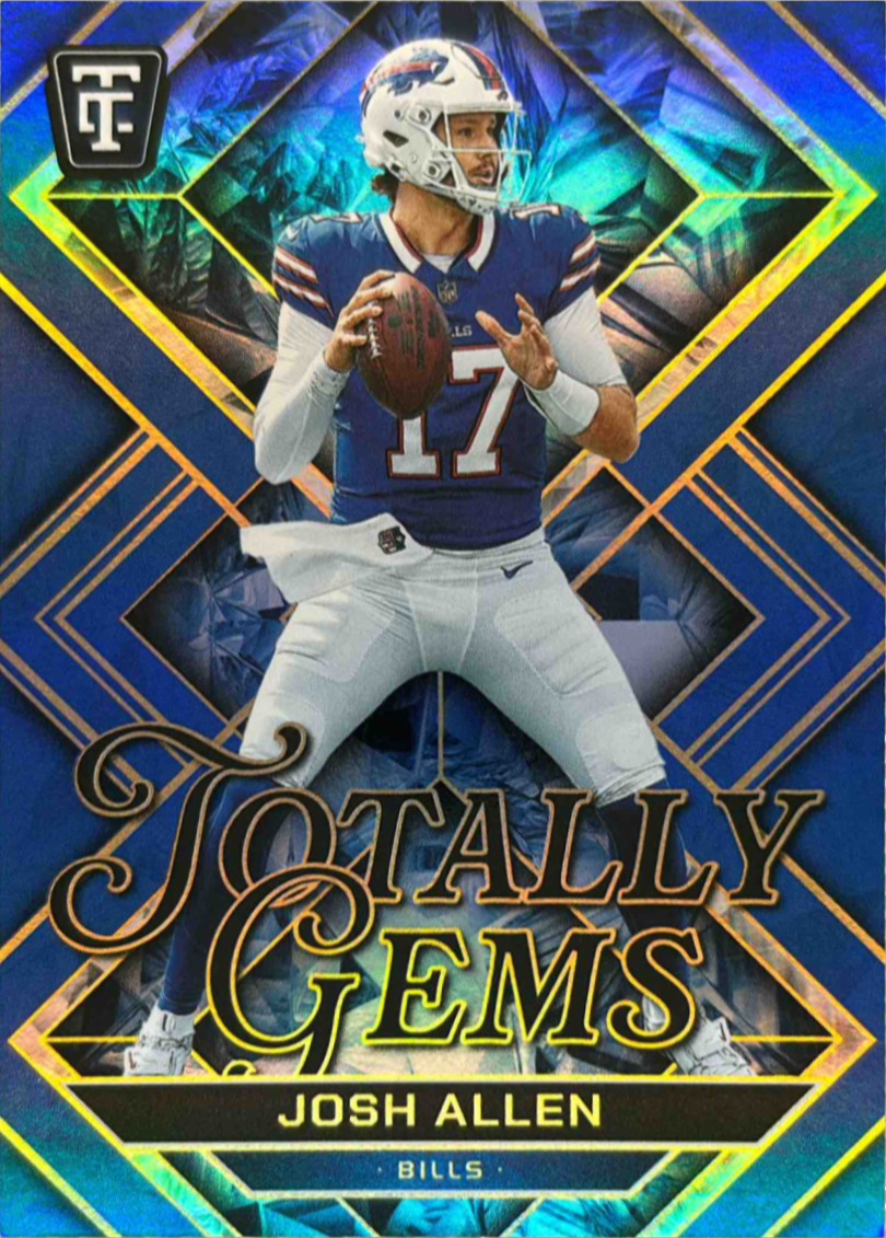 Josh Allen 2024 Totally Certified #14 Totally Gems Platinum /15 Price ...