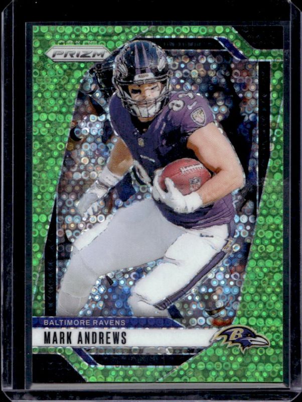 Mark Andrews 2024 Prizm #22 No Huddle Neon Green /10 Price Guide ...