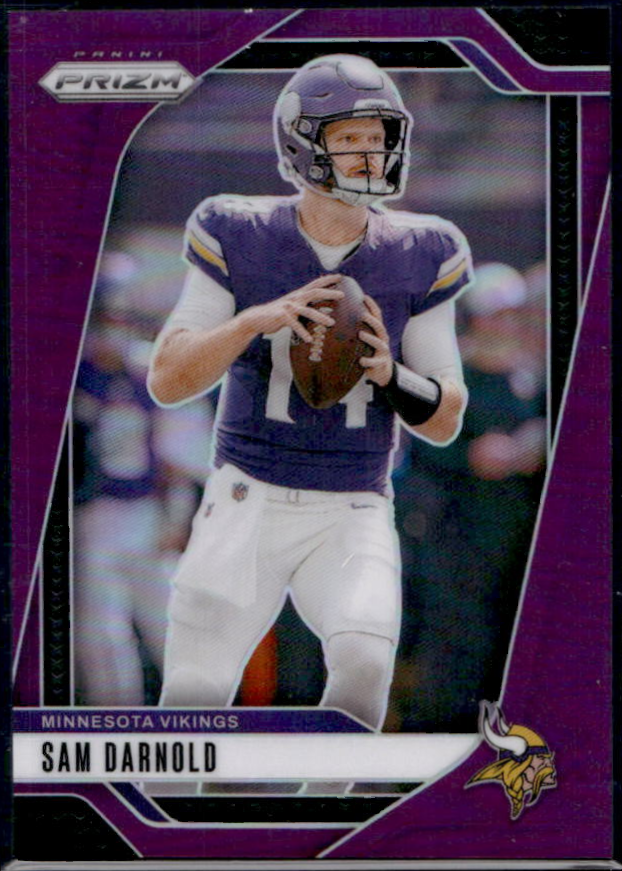 Sam Darnold 2024 Prizm #185 Purple /125 Price Guide - Sports Card Investor