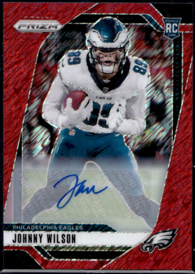 Johnny Wilson 2024 Prizm #355 Base Autographs - Red Shimmer /35 Price ...