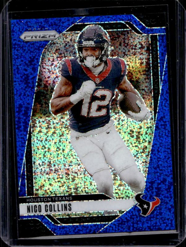 Nico Collins 2024 Prizm #113 Blue Sparkle /96 Price Guide - Sports Card ...