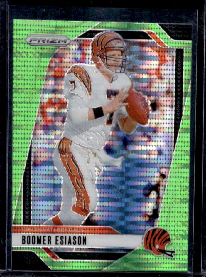 Boomer Esiason 2024 Prizm #61 Neon Green Pulsar Price Guide - Sports ...