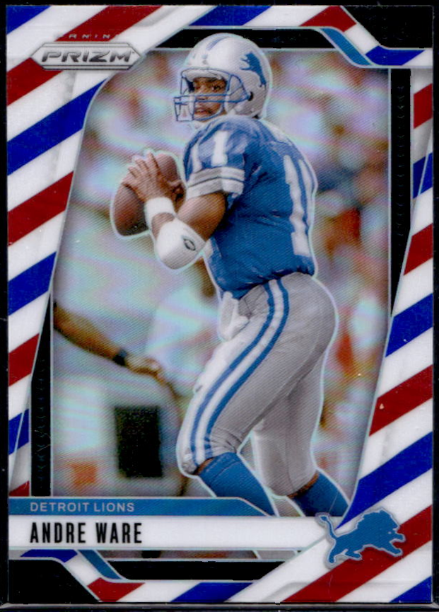 Andre Ware 2024 Prizm #98 Red White Blue Price Guide - Sports Card Investor
