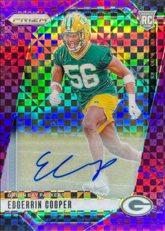Edgerrin Cooper 2024 Prizm #331 Base Autographs - Purple Power /49 ...