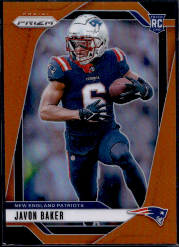 Javon Baker 2024 Prizm #344 Orange /249 Price Guide - Sports Card Investor