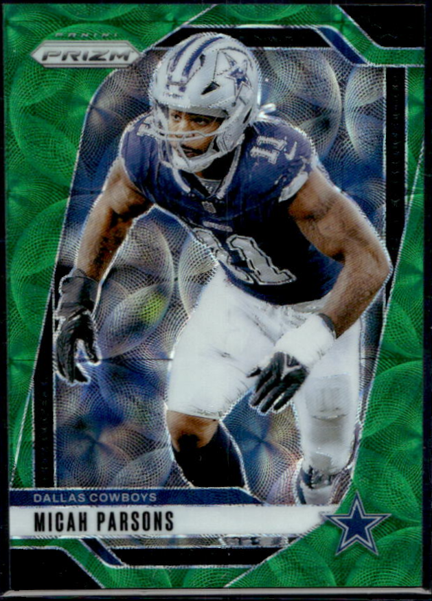 Micah Parsons 2024 Prizm #77 Green Scope /75 Price Guide - Sports Card ...