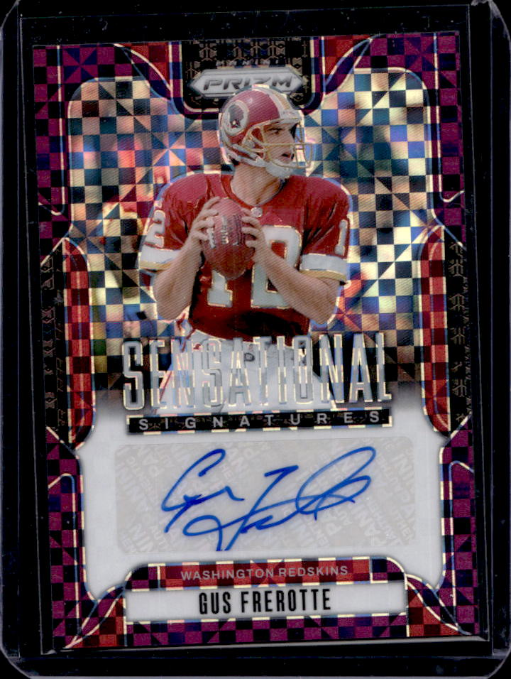 Gus Frerotte 2024 Prizm #SS-GFE Sensational Signatures - Purple Power ...