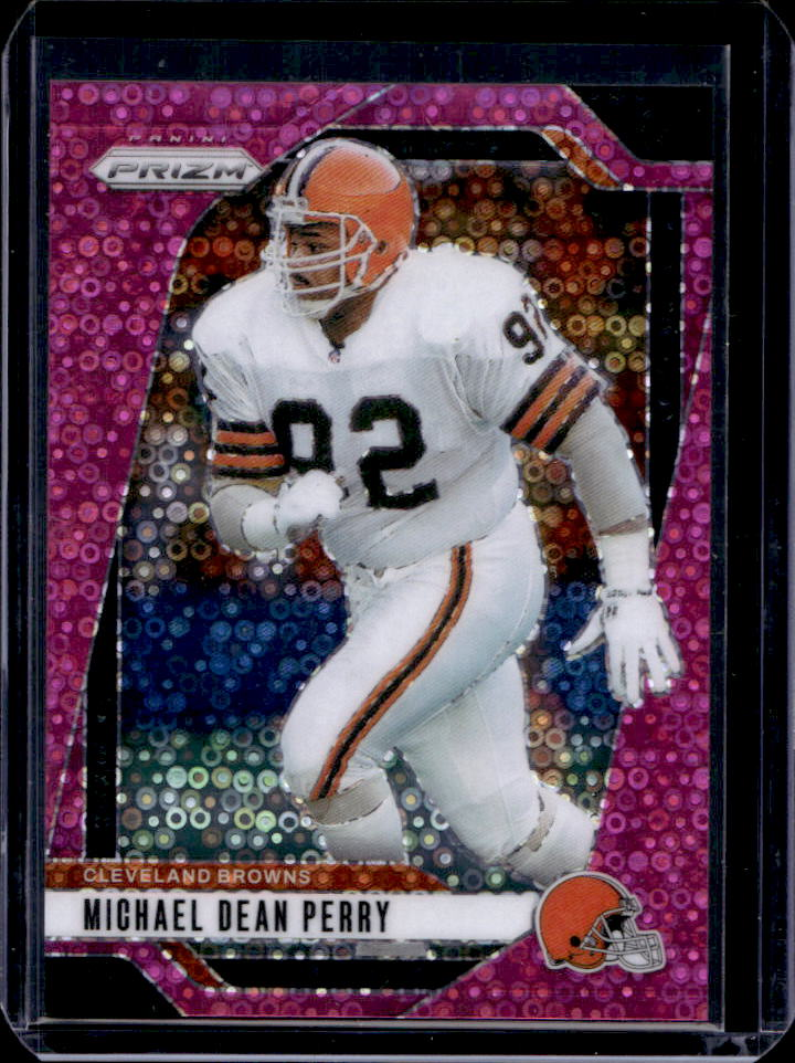Michael Dean Perry 2024 Prizm #71 No Huddle Pink /25 Price Guide ...