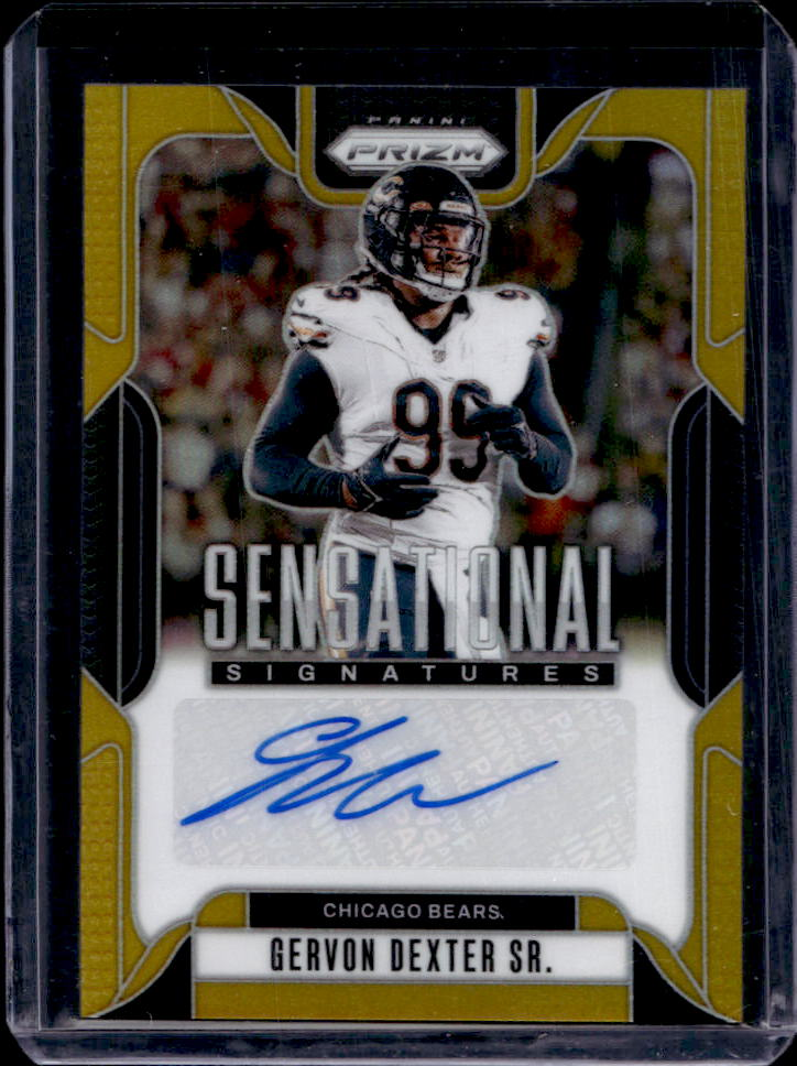 Gervon Dexter Sr. 2024 Prizm #SS-GDS Sensational Signatures - Gold /10 ...