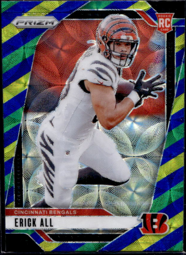 Erick All Jr. 2024 Prizm #333 Choice Blue Yellow Green Price Guide ...
